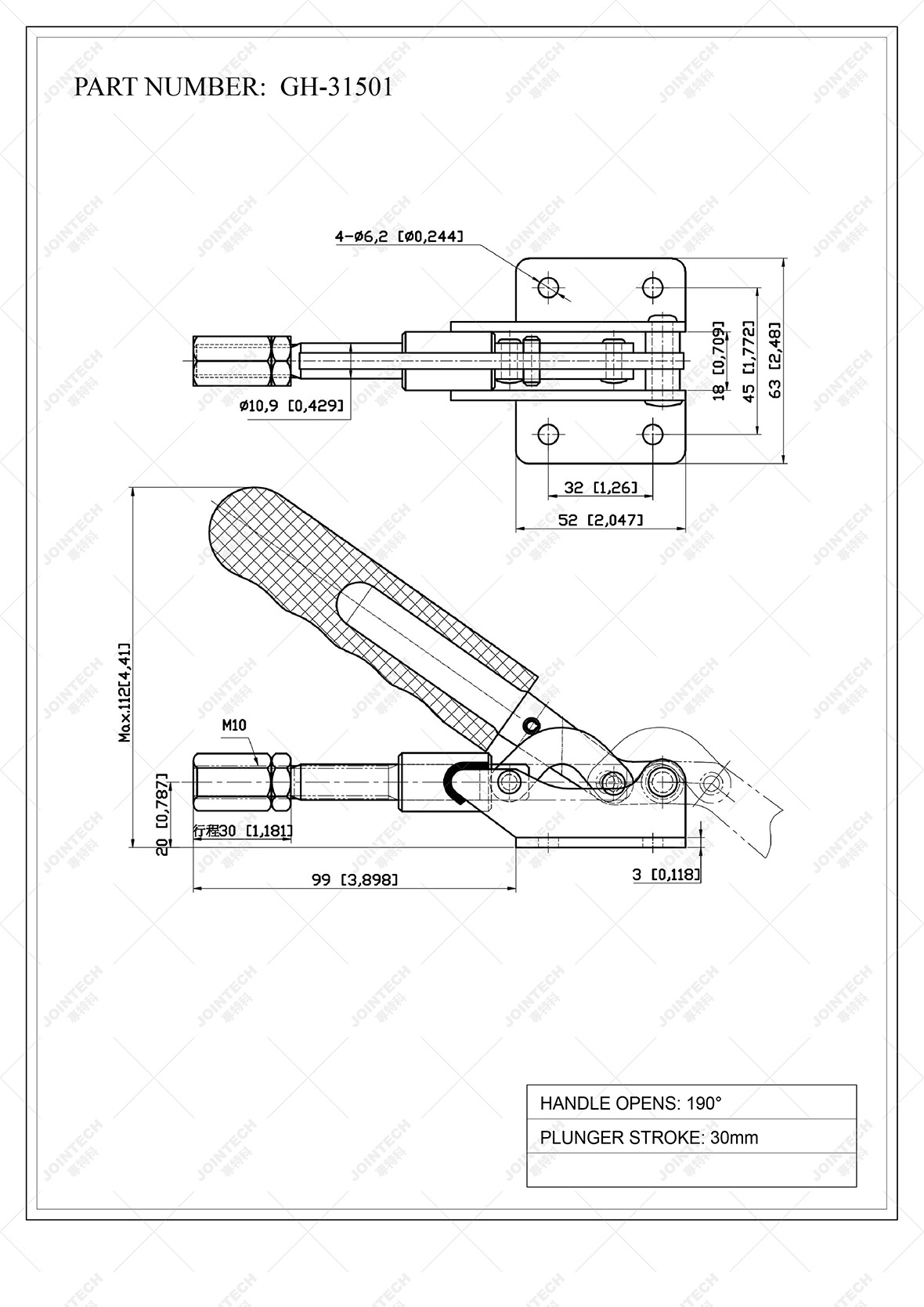 Straight Line Action Push Pull Toggle Clamp Use For Heat Treatment ... Straight Line Action Push Pull Toggle Clamp Use For Heat Treatment ...