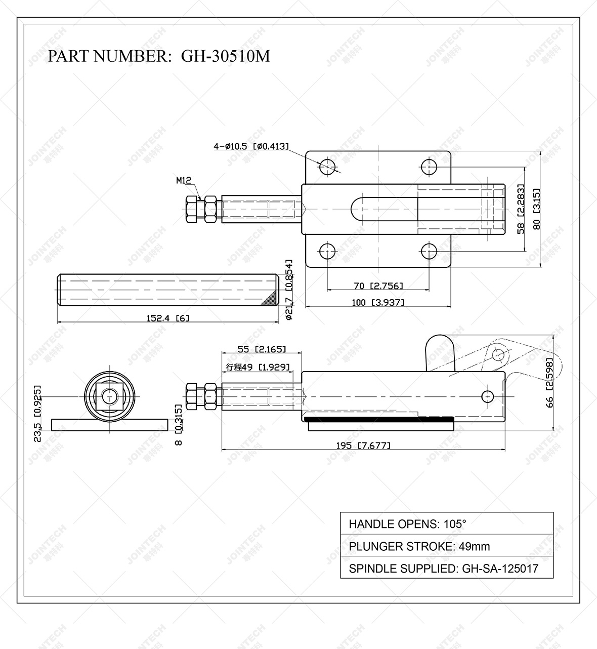 Weldable Straight Line Push Pull Toggle Clamp Use For Auto Industry ...
