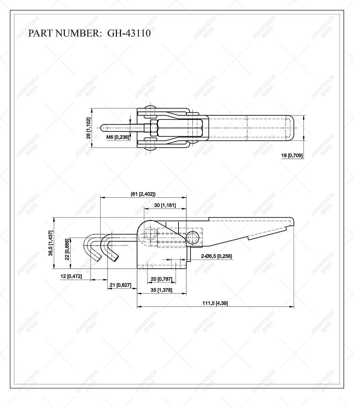 Stamping Steel Latch Type Toggle Clamp Use On Testing Jigs - Buy Latch ...